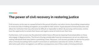 From Justice to Restitution_ Exploring the Power of Civil Recovery.pptx