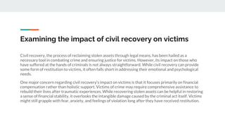 From Justice to Restitution_ Exploring the Power of Civil Recovery.pptx