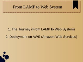 From single lamp server to high availability stack | PDF