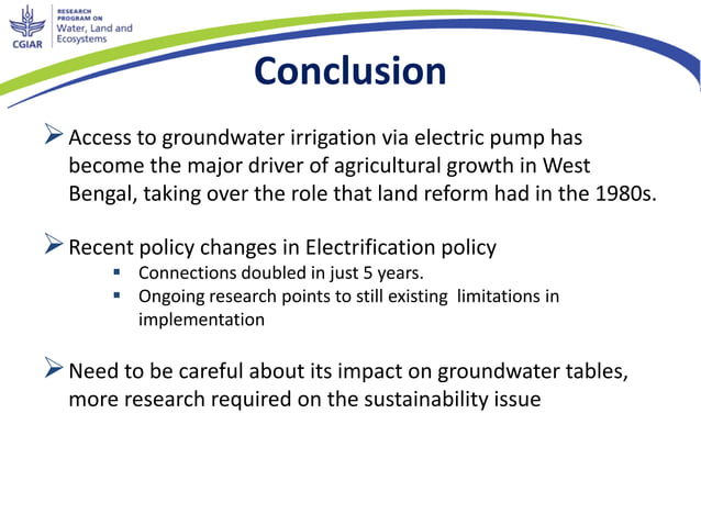 From land reform to pump energisation | PPTX