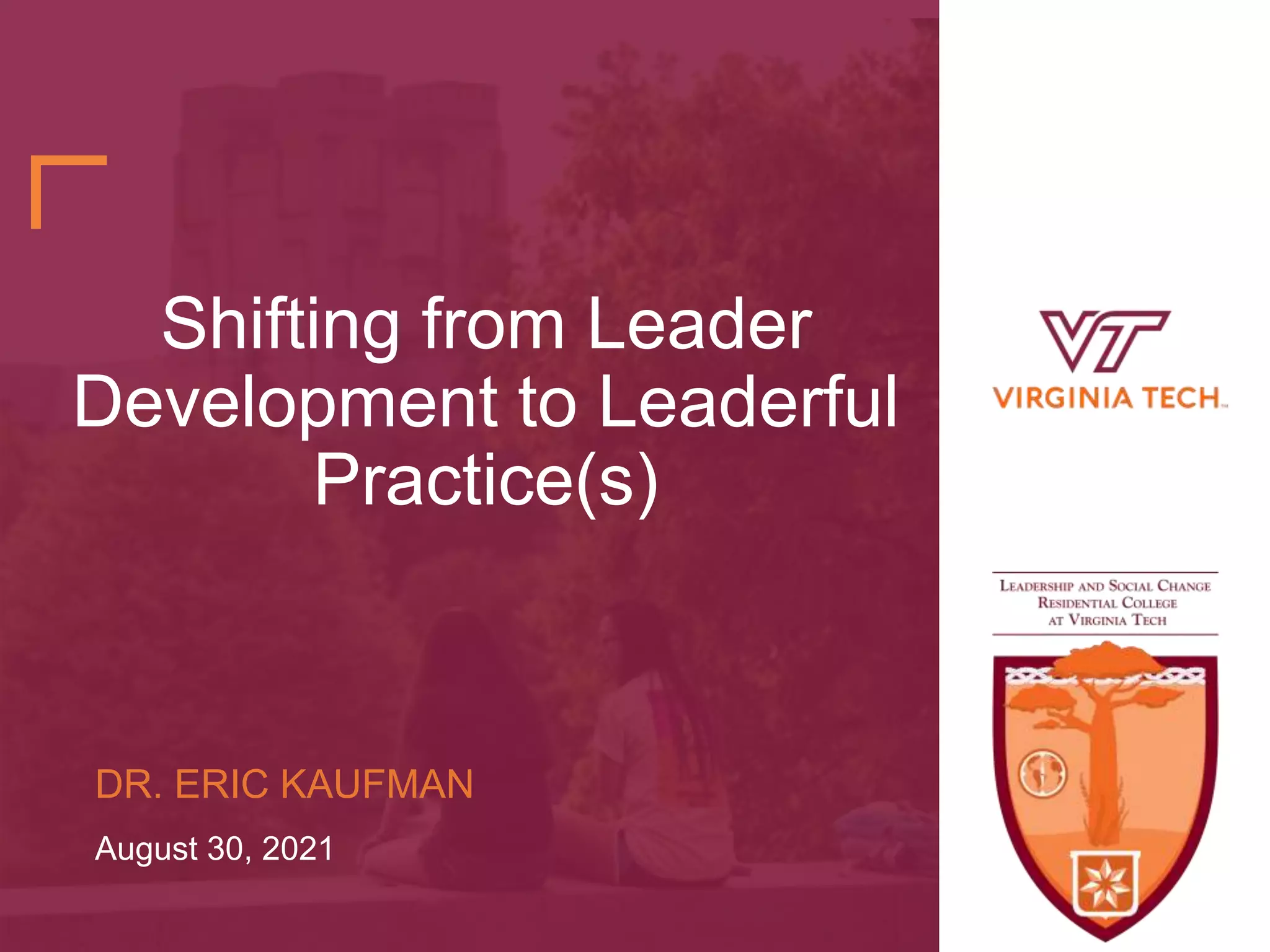From leader development to leaderful practice | PPT