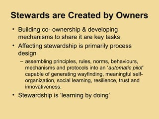 From leadership to stewardship | PPT