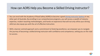 From Learner to Leader The Journey of Becoming a Skilled Driving ...