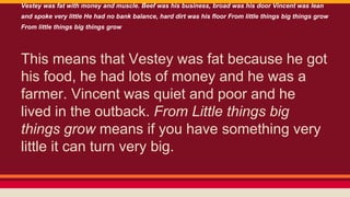 From little things big things grow. jessica renton | PPTX