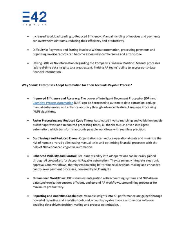 From Manual to Automated - All About Accounts Payable with Automation1.pdf | Computer Software ...