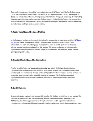 From Manual to Automated The Benefits of NLP based Data Engineering ...