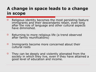 From Migration to Integration; Role of Religion and Culture | PPT