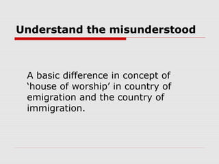 From Migration to Integration; Role of Religion and Culture | PPT