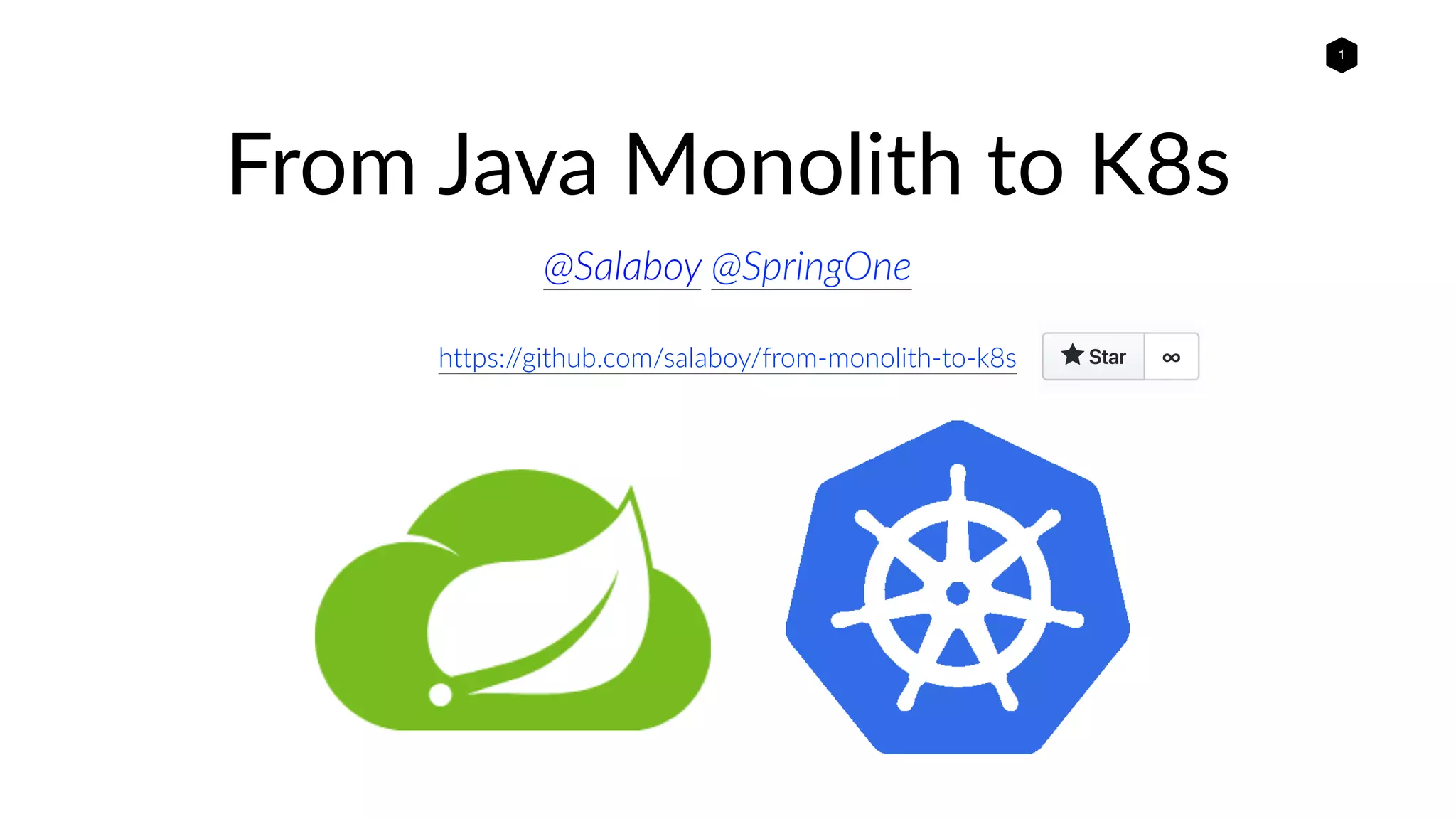 From Java Monoliths to K8s | PDF