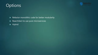 Modernizing a JEE Application: From Monolith to Microservices | PPTX