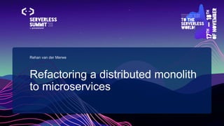 From monolith to resilient microservices | PPTX