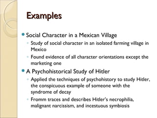 Fromm's humanistic psychoanalysis | PPT