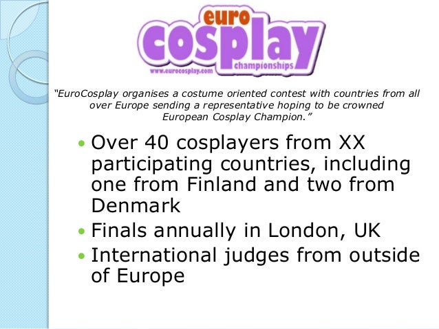 Criteria For Judging Cosplay Contest - Design Talk