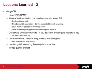 Moving from C#/.NET to Hadoop/MongoDB | PPT