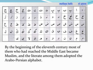 From Ottoman to Turkish | PPTX