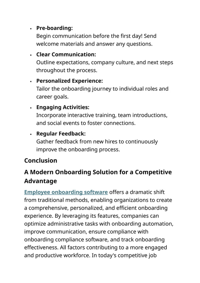 From Paperwork to Progress: How Onboarding Software Revolutionizes the ...