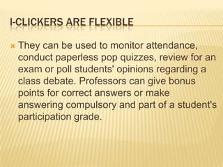 From passive to active learning iclickers | PPT