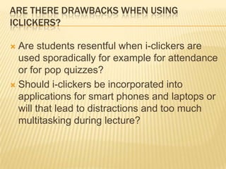 From passive to active learning iclickers | PPT