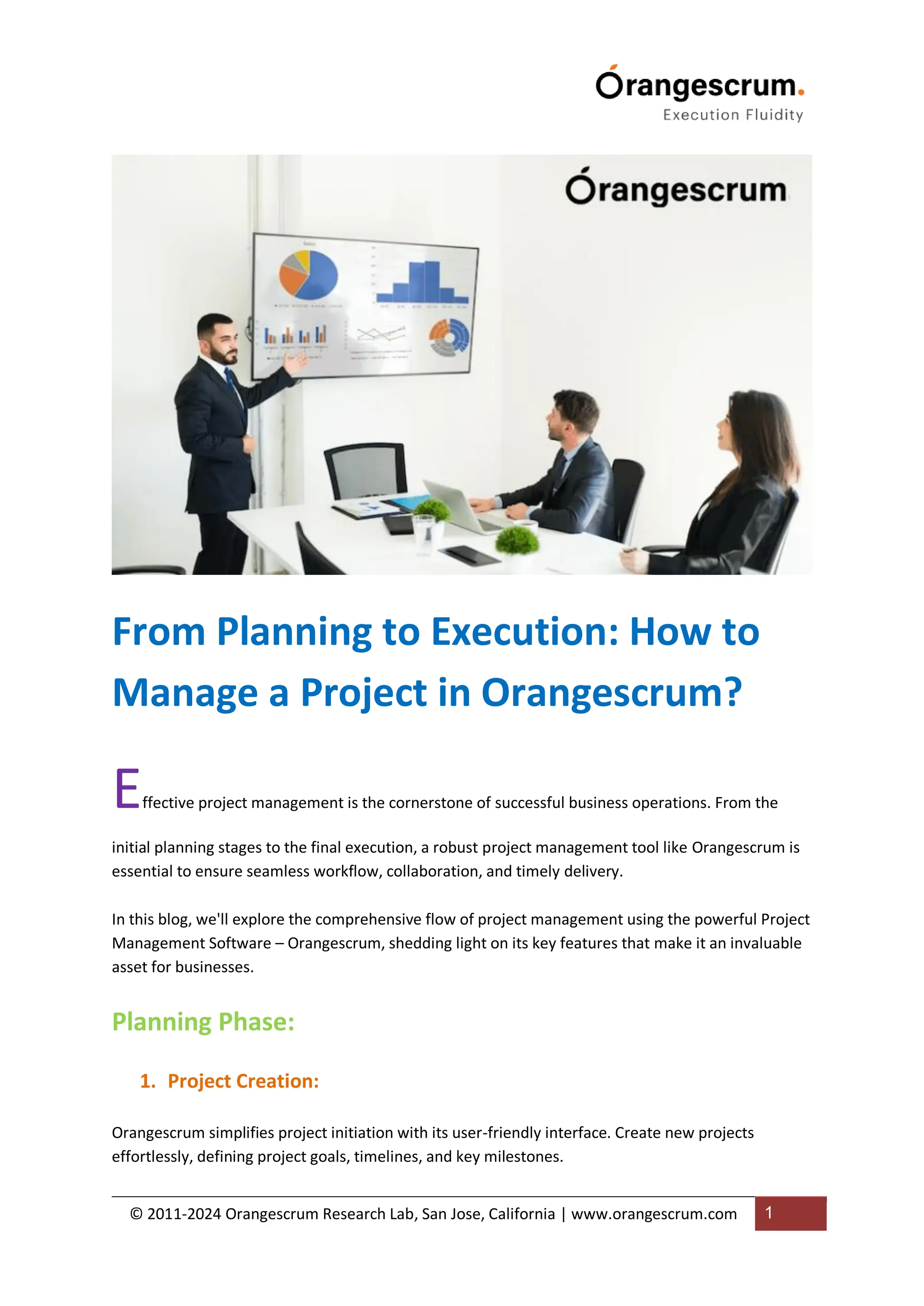 From Planning To Execution A Complete Flow Of Project Management