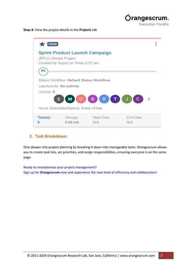 From Planning to Execution - A Complete Flow of Project Management Using Orangescrum Project ...