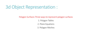 From Polygons to Quadratics.pptx | 3-D Graphics | Computer Software and Applications