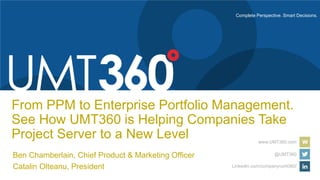 From PPM to Enterprise Portfolio Management - 051214 | PPT | Free Download