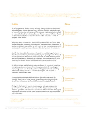 Implementing the Principles for Digital Development | PDF