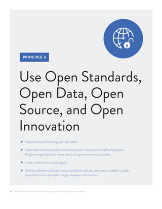 Implementing the Principles for Digital Development | PDF