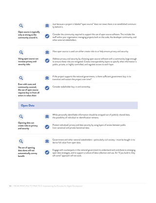 Implementing the Principles for Digital Development | PDF