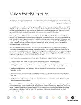 Implementing the Principles for Digital Development | PDF