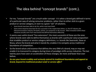 From product brands to concept brands the evolution of brand management ...
