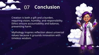 From Prometheus to Kalki Ethics and Myth in creation stories | PPTX