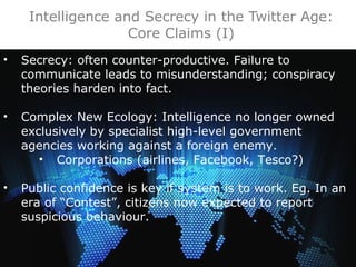 From Public Engagement to Policy Impact: The Landscapes of Secrecy ...