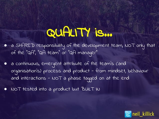 From QA to Quality Champion - 5 tips to be a successful tester in an ...