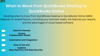 From QuickBooks Desktop to Online- Move QBDT Data | PPTX