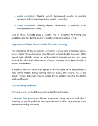 From Raw Data to AI: The Key Role of Data Annotation in Machine ...