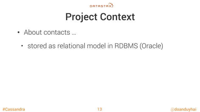 Migration Best Practices: From RDBMS to Cassandra without a Hitch | PPT