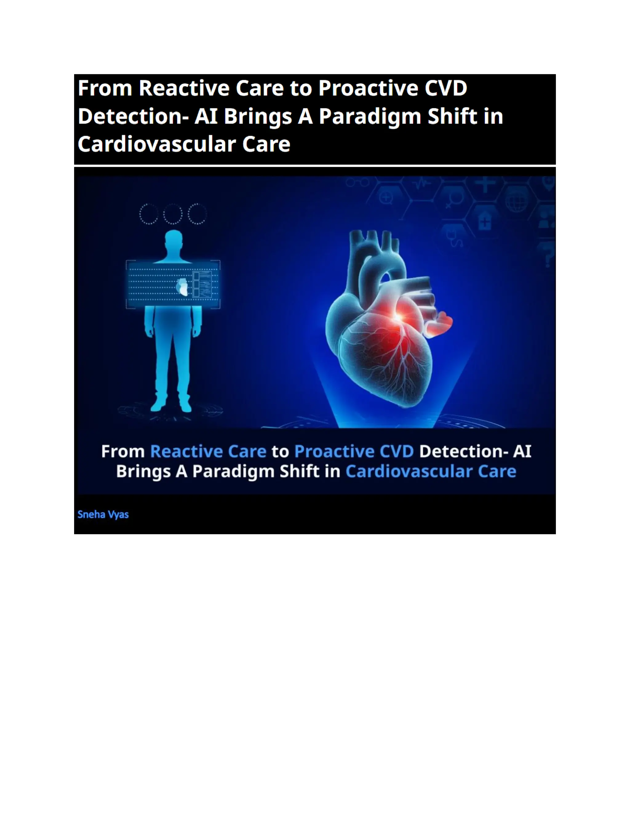From Reactive Care to Proactive CVD Detection- AI Brings A Paradigm ...