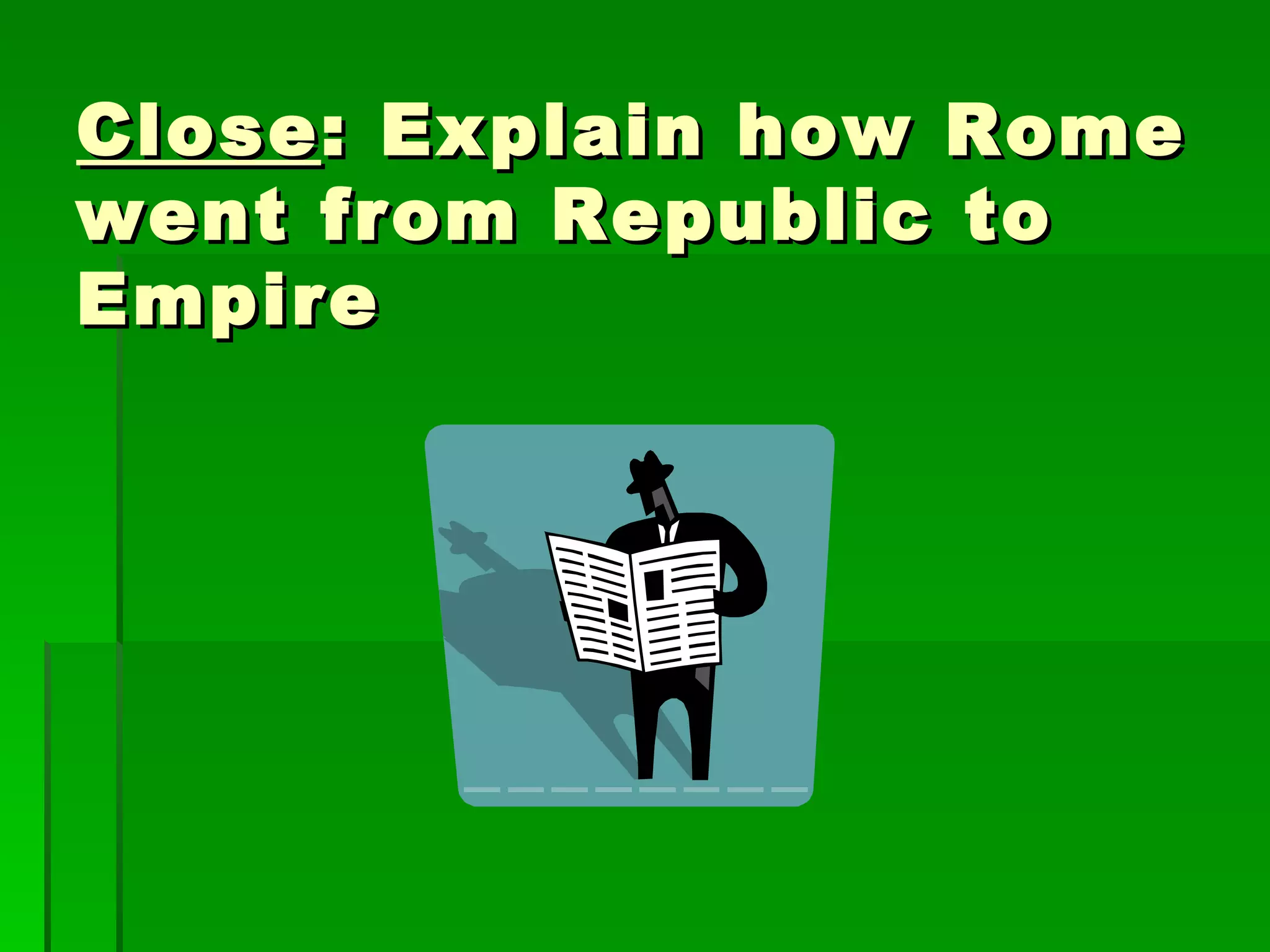 From republic to empire lesson ppt | PPT