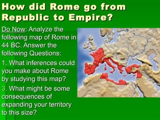 From republic to empire lesson ppt | PPT