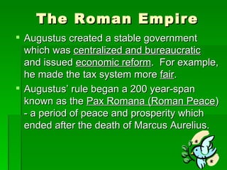 From republic to empire lesson ppt | PPT