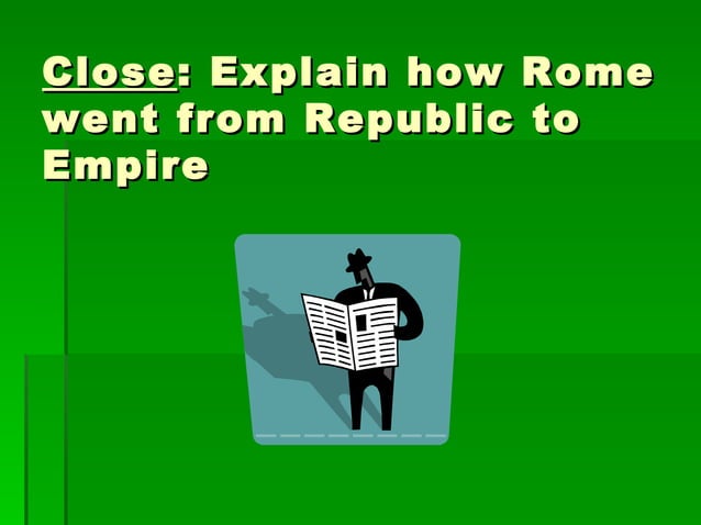 From republic to empire lesson ppt | PPT