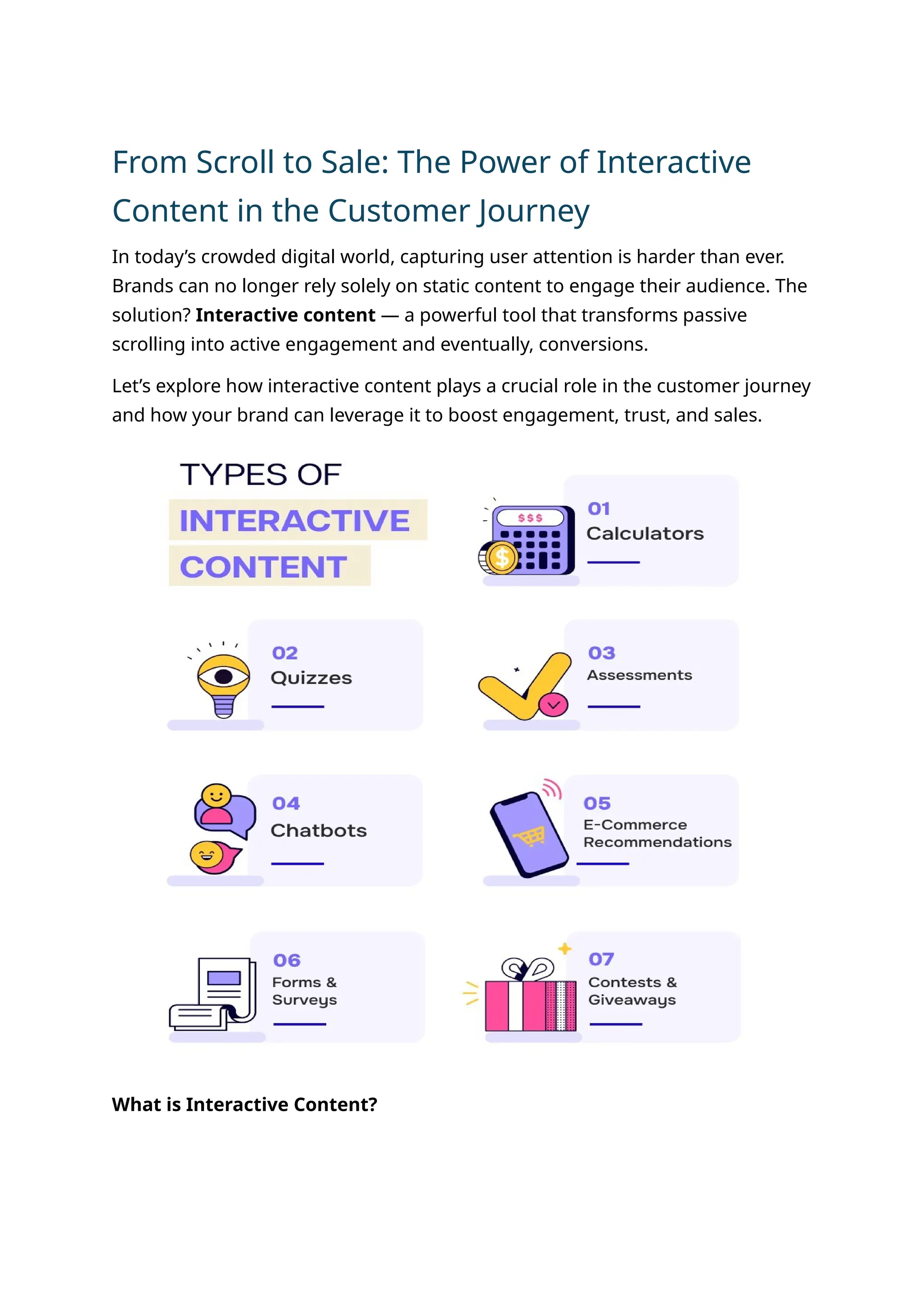 The Power of Interactive Content in the Customer Journey | DOCX