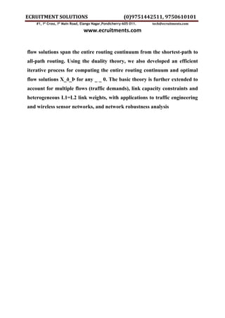 From shortest path to all-path the routing continuum theory and its ...