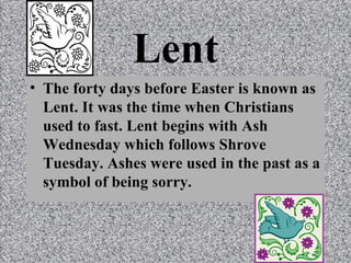 From Shrove Tuesday To Easter | PPT