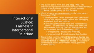 Larry Pino's Study on Social to Organizational Justice | PDF | Business ...