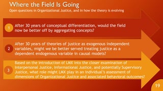 Larry Pino's Study on Social to Organizational Justice | PDF | Business ...