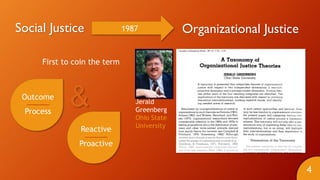 Larry Pino's Study on Social to Organizational Justice | PDF | Business ...