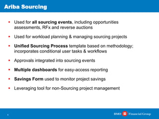 From Source to Pay: Ariba at BMO Financial Group | PPTX