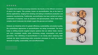 Turning Starch into Sugar with Precision | PPTX